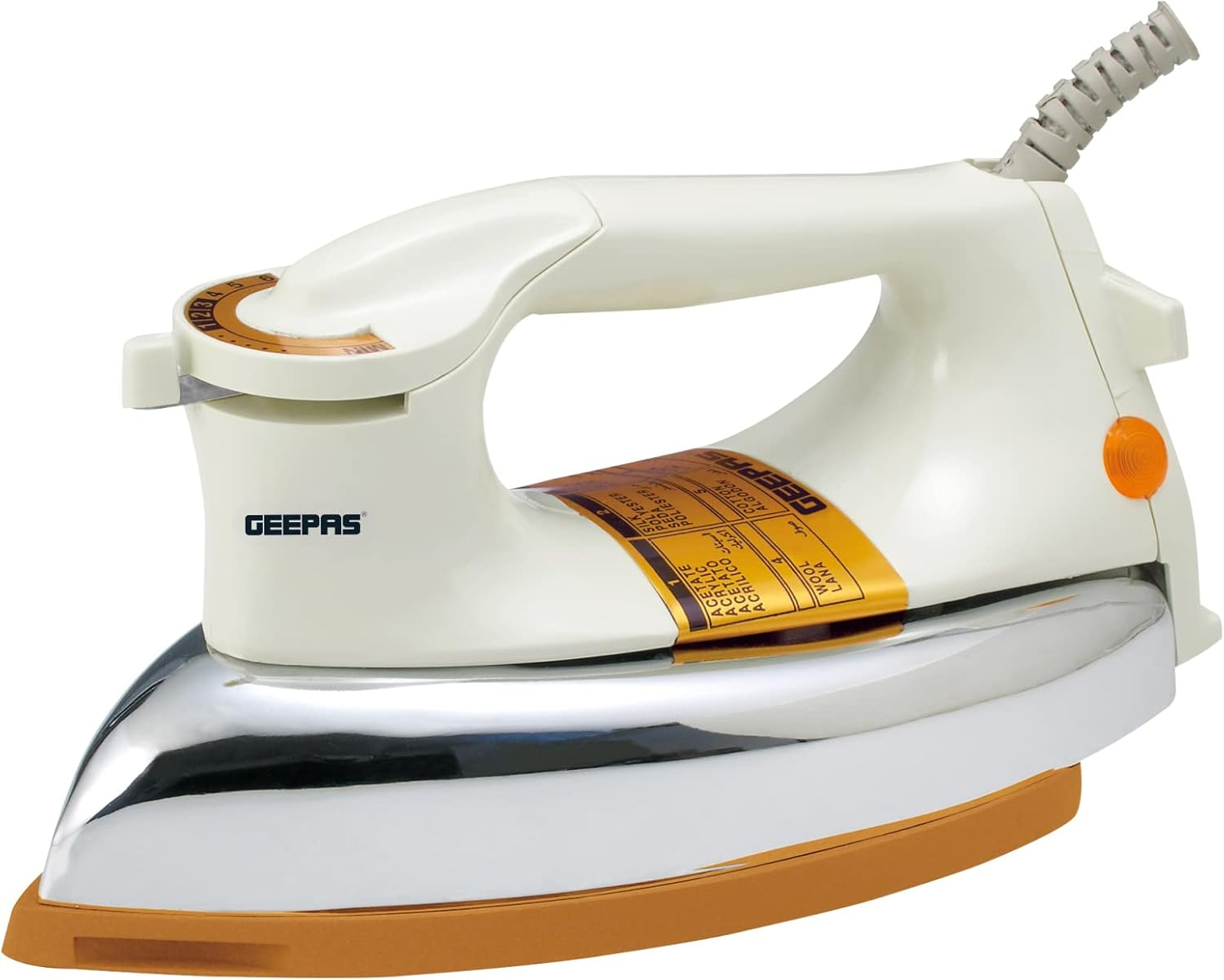 Geepas GDI2771 1200W Automatic Dry Iron - Automatic Dry Iron - Durable ...